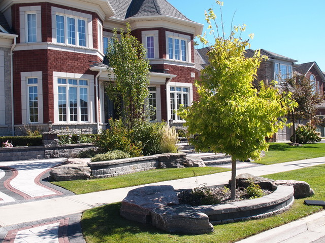 Grand Front Entrance - Traditional - Garden - Toronto - by OGS ...