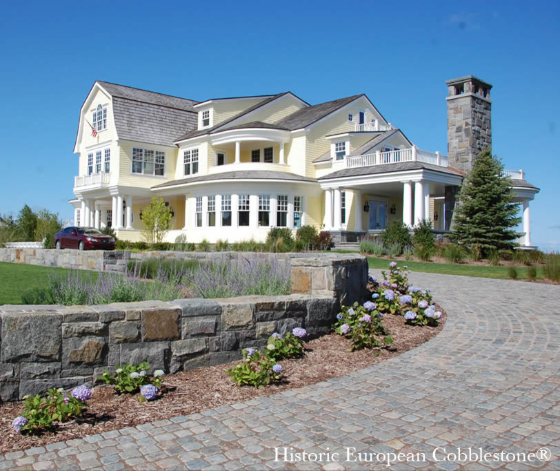 Granite Cobblestone Driveway, Bay Harbor Michigan - Traditional ...
