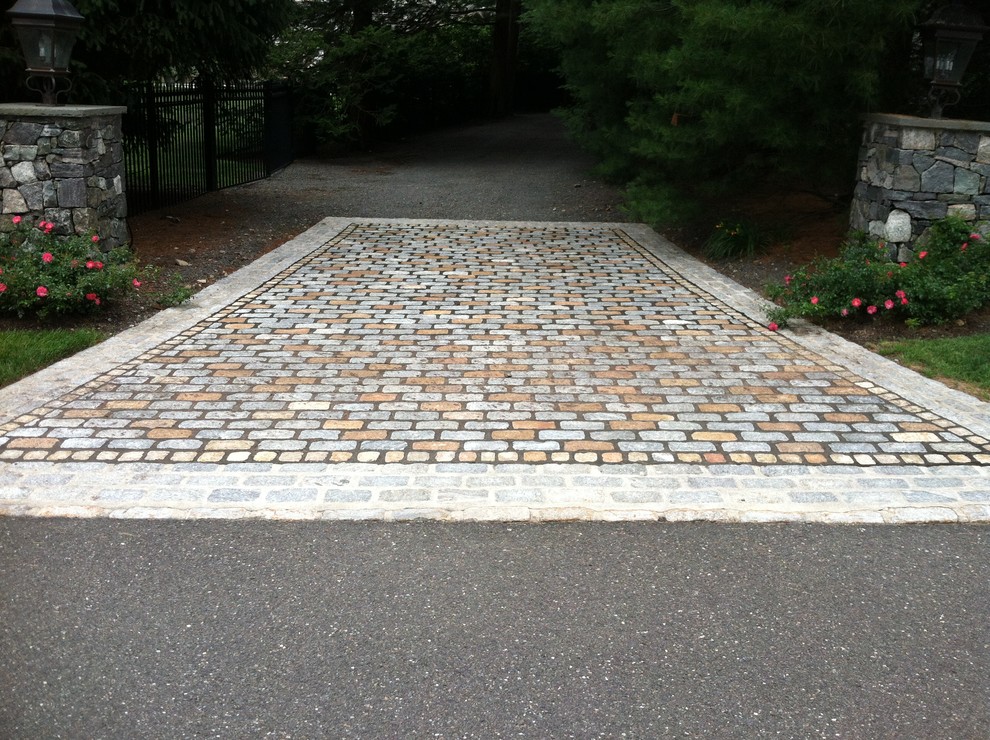 Granite Driveway block - Traditional - Landscape - New York - by ...