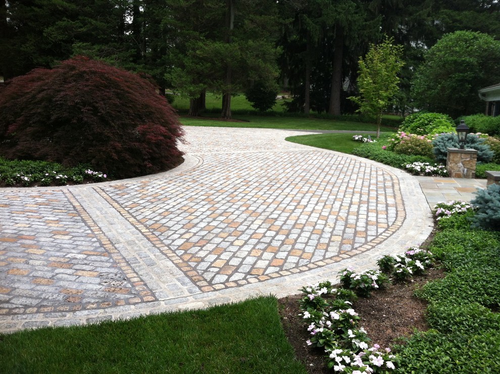 Granite Driveway block - Traditional - Landscape - New York - by ...