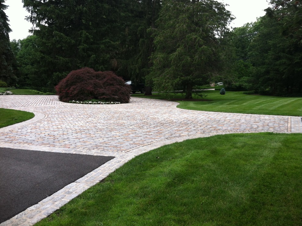Granite Driveway block - Traditional - Landscape - New York - by ...