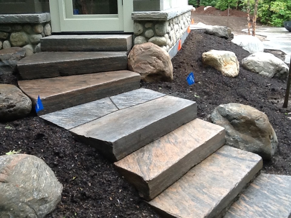 Granite Steps - Landscape - Toronto - by DB Maw Landscaping | Houzz