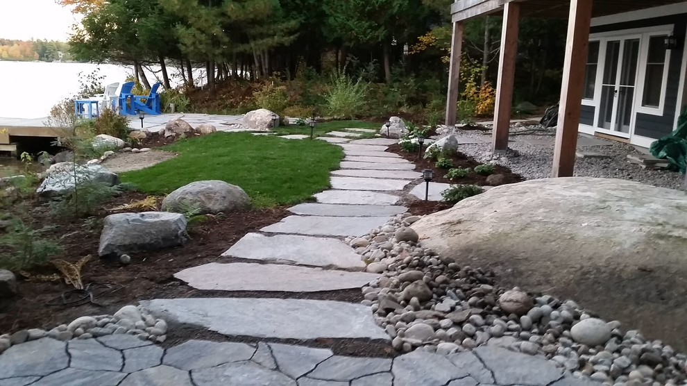 Granite walkway - Landscape - Toronto | Houzz