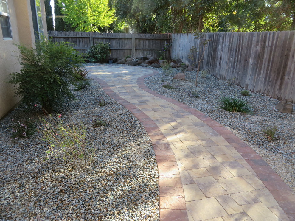 Grass Out Hardscape In - Chico, CA - Contemporary - Landscape ...