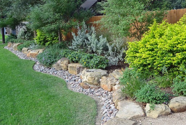 Gravel And Boulder Landscape Border Landscape Houston By, 51% OFF