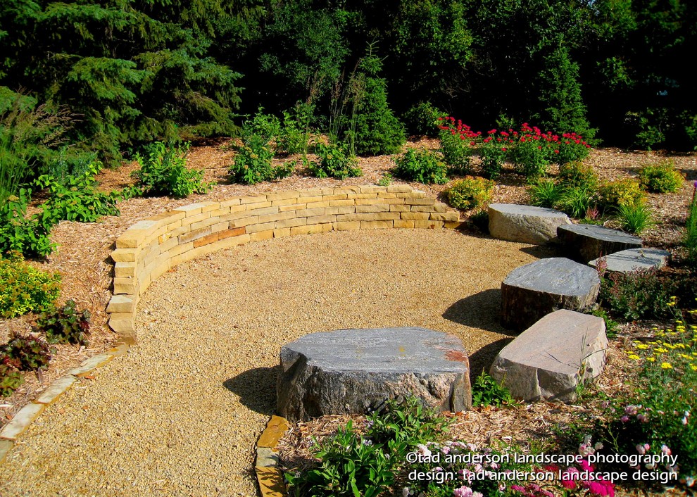 Gravel Sitting Area 1. Minnesota Landscape Design. - Eclectic ...