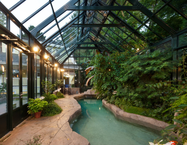 Greenhouse Pool Cover - Contemporary - Garden - Vancouver - by Meridian ...