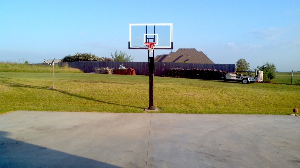 Greg T's Pro Dunk Platinum Basketball System on a 40x40 in Inola, OK ...
