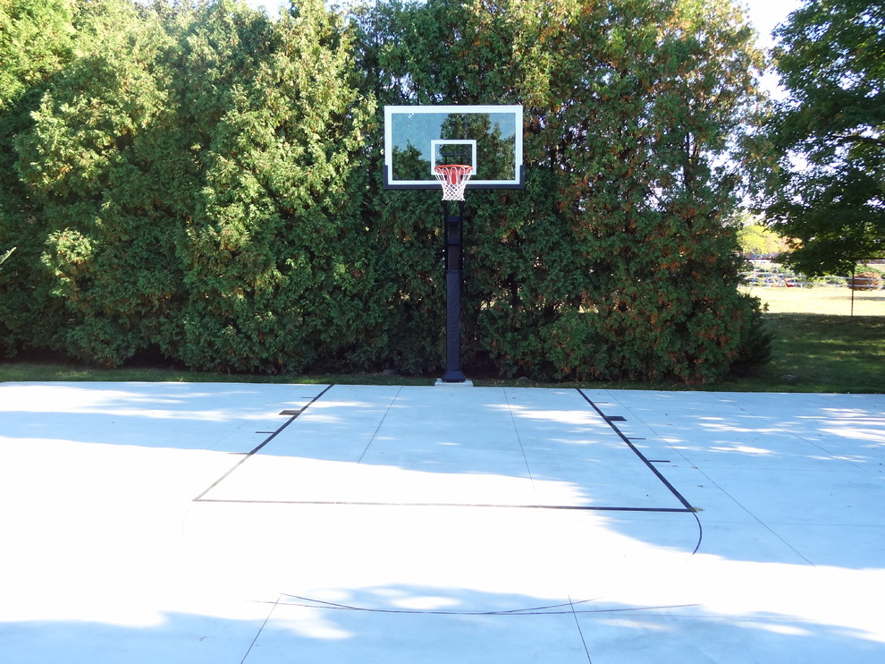 Gregory S's Pro Dunk Platinum Basketball System on a 45x30 in ...