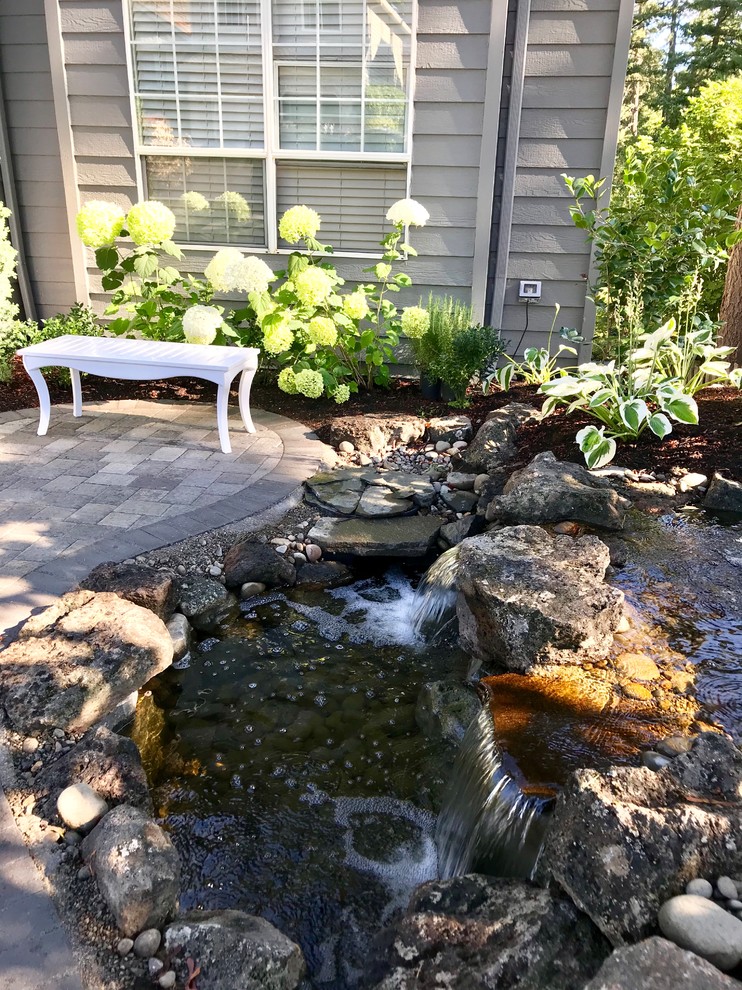 Gull Drive Front Yard, Side Yard & Rear Patio project - Transitional ...