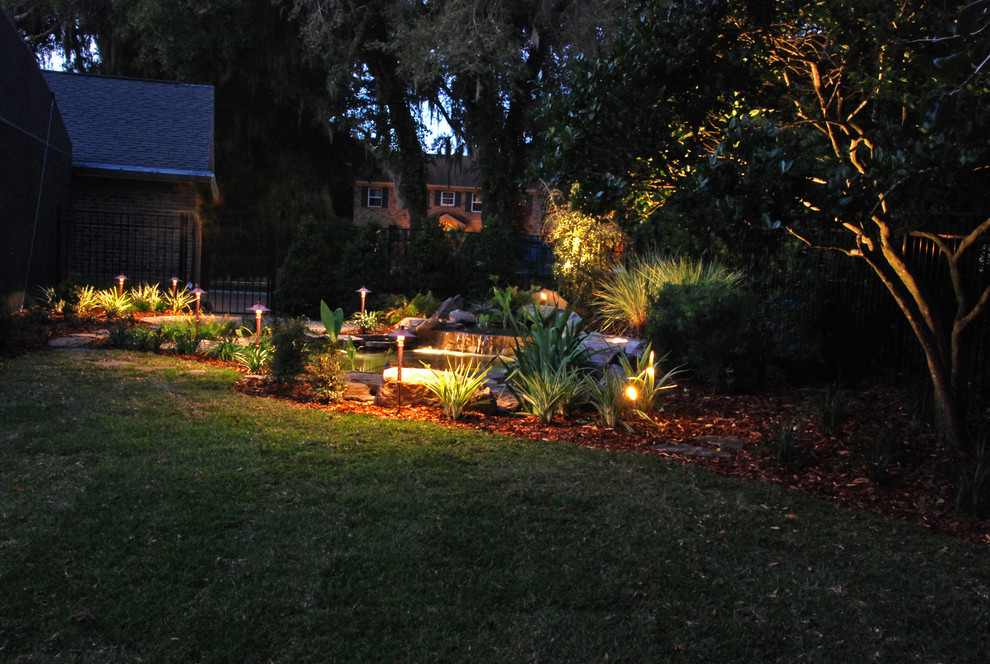 Hatton Koi Pond - Tropical - Landscape - Orlando - by Hortus Oasis | Houzz