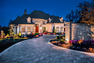 High-End Landscape Design with Custom Concrete Pool & Spa ...