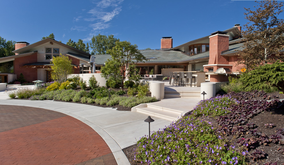 High-end residential landscape - Contemporary - Landscape - Grand ...