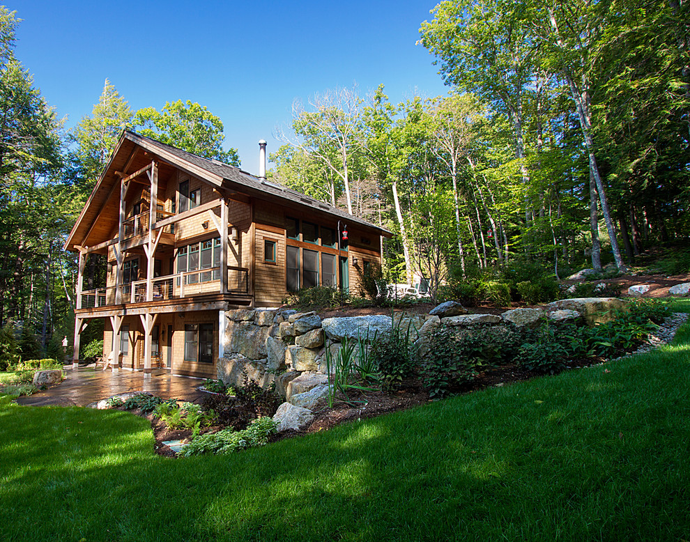 Hillsborough, NH - Rustic - Landscape - Burlington - by db Landscaping ...