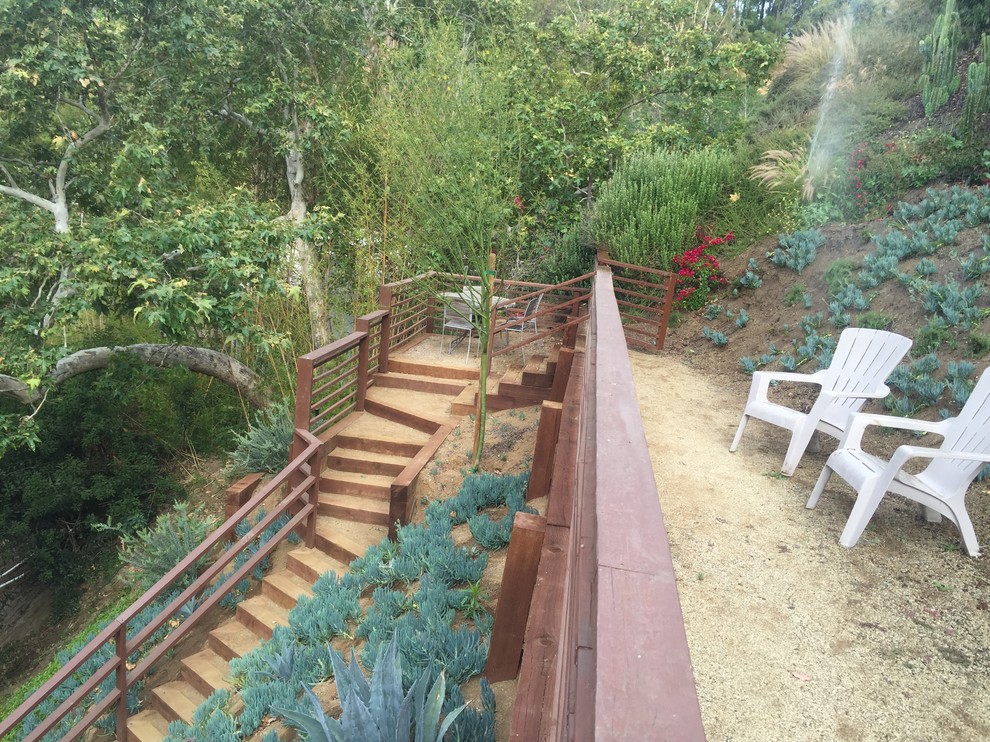 Hillside landscape and front yard - Modern - Landscape - Los Angeles ...