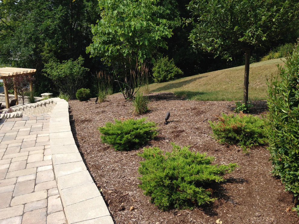 Hillside Landscape and Patio - Contemporary - Landscape - Milwaukee ...