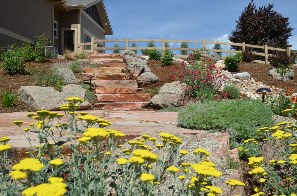 Hillside Landscape in Fort Collins, Colorado - Traditional - Landscape ...
