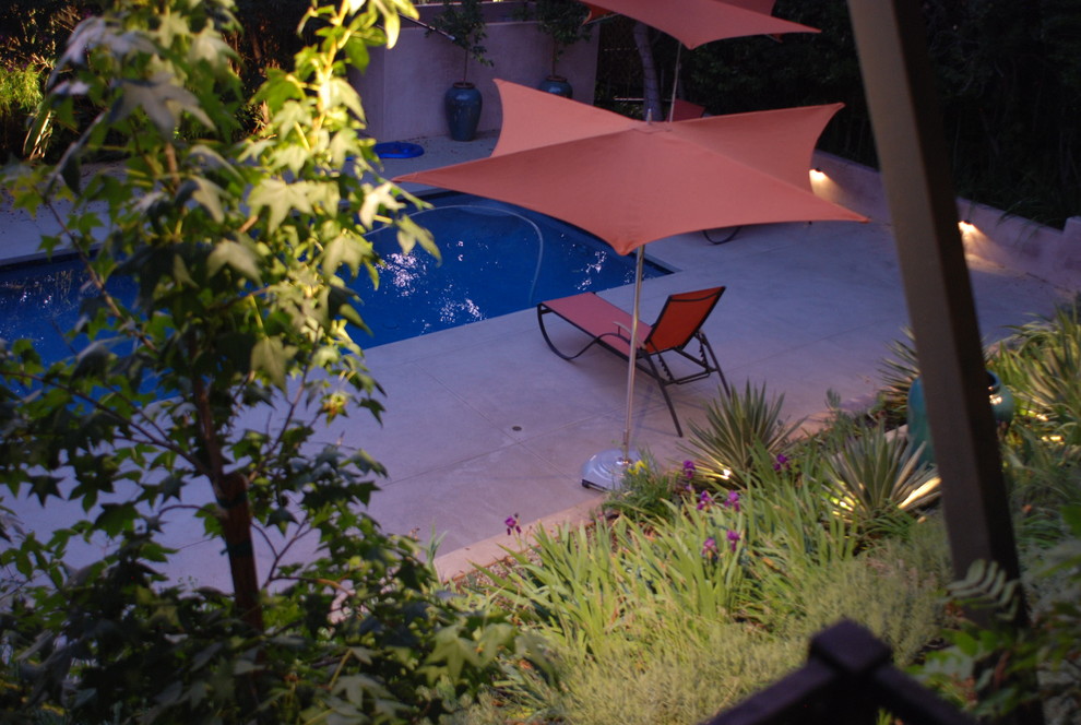 Hillside Lighting - Contemporary - Landscape - Los Angeles - by Lenkin ...