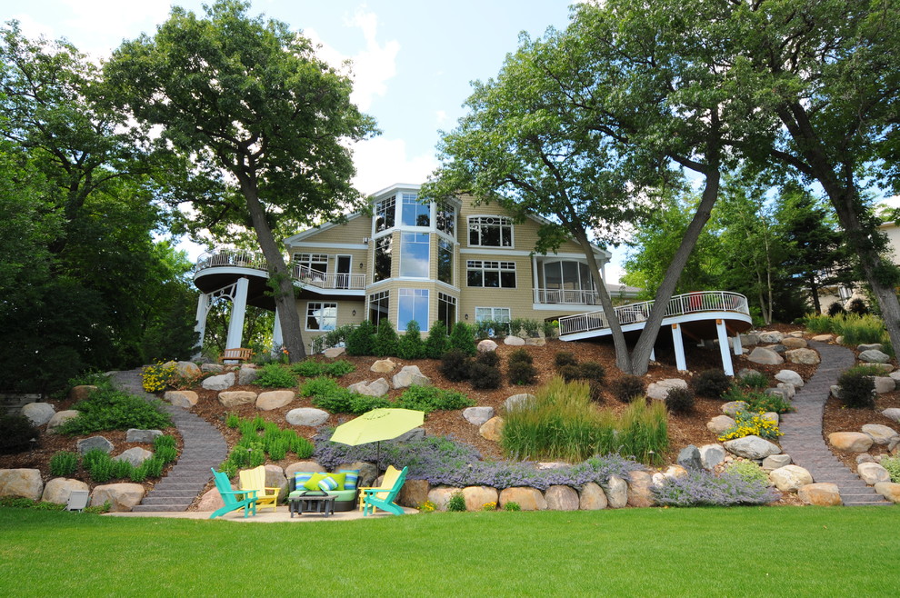 Hillside Makeover - Contemporary - Landscape - Minneapolis - by NRD ...