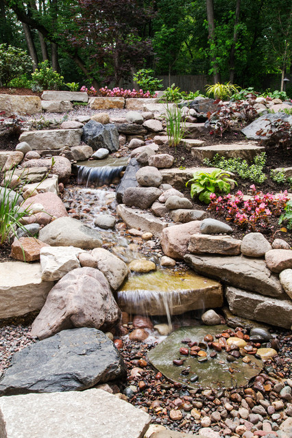 Stone Outcropping Planting Beds Landscaping Steps & Stairs | Design