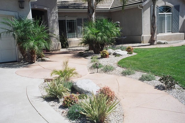 Hillside Vineyard Project - Front Yard - Front Entry 1 - Traditional ...