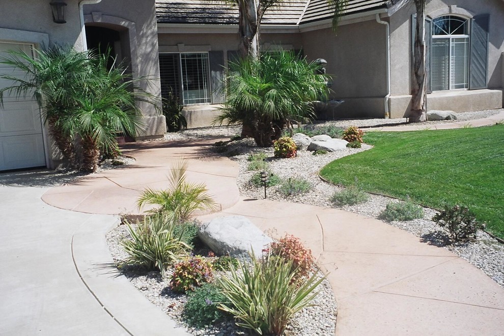 Hillside Vineyard Project - Front Yard - Front Entry 1 - Traditional ...