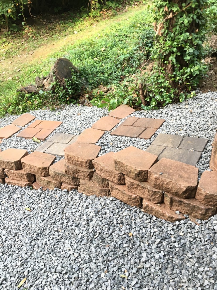 HILLSIDE WATERSLIDE with unwanted backyard puddle! - Traditional ...