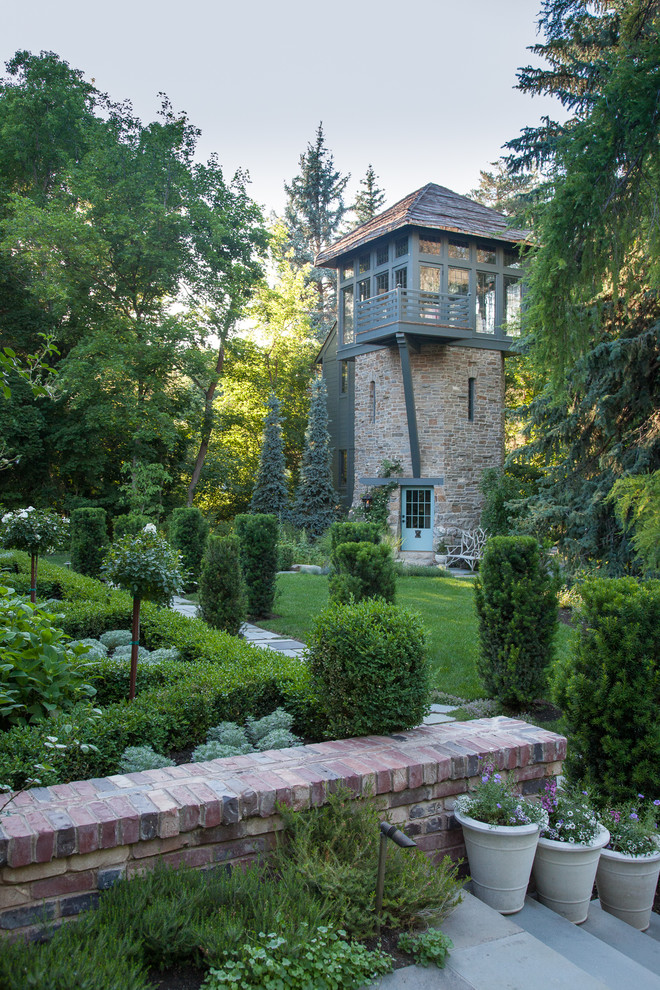 Backyard Tower - Traditional - Landscape - Salt Lake City - by Big Rock ...
