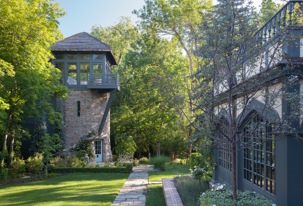 Backyard Tower - Traditional - Landscape - Salt Lake City - by Big Rock ...