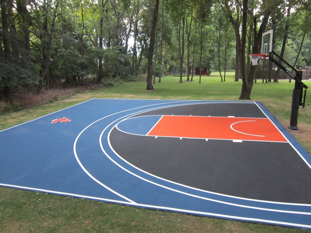 Home Basketball Court - Eclectic - Landscape - New York - by ...
