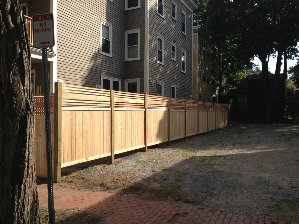 Horizontal boards cedar fences - Moderno - Giardino - Boston - di Dream ...