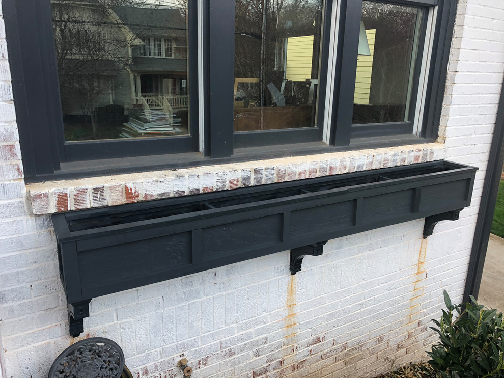 Horizontal Fence, Arbor, HVAC Screen - Transitional - Landscape ...