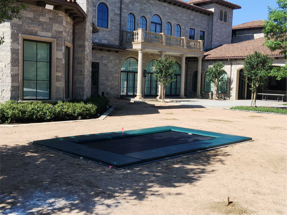 In Ground Trampoline - Nacogdoches, Texas - Modern - Landscape ...