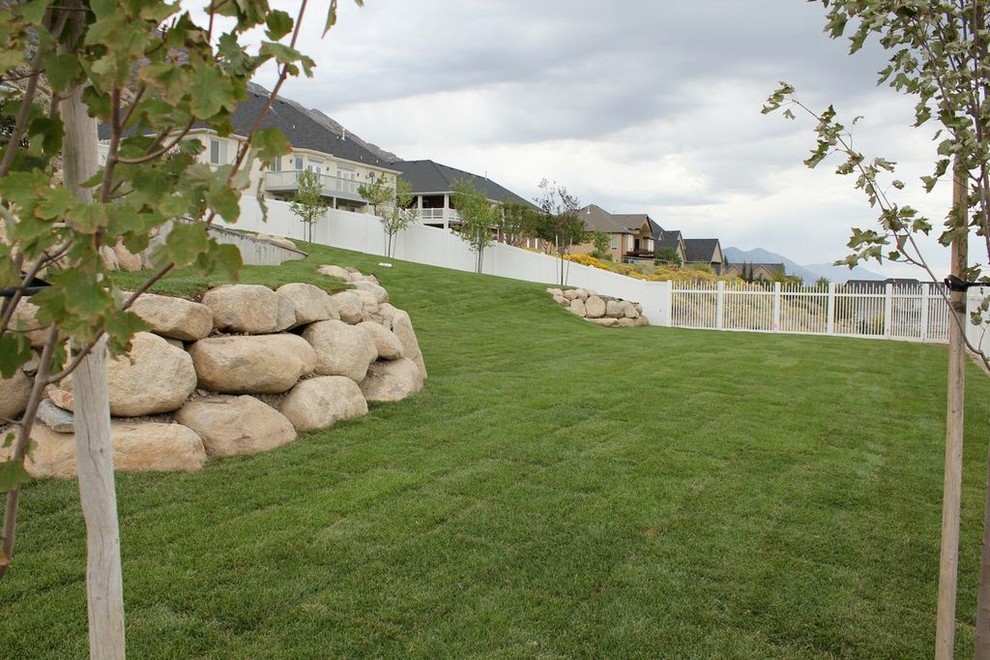 Infinity Edge Pool and Landscaping - Traditional - Landscape - Salt ...