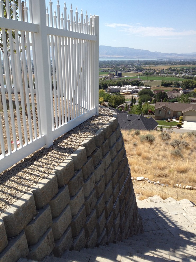 Infinity Edge Pool and Landscaping - Traditional - Landscape - Salt ...