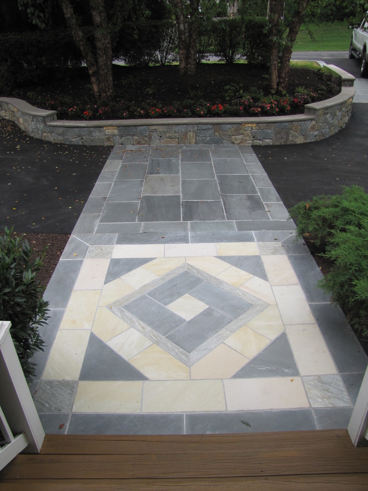 Inlayed Select Blue Driveway - Traditional - Landscape - DC Metro - by ...