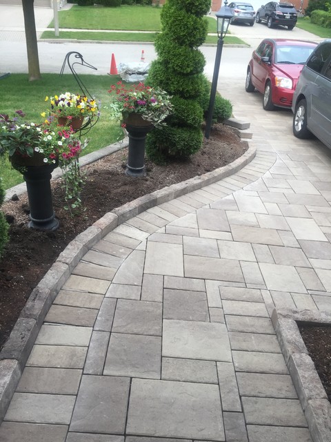 Interlock Stone - Jardin - Toronto - par Yard Worx Landscape Inc | Houzz