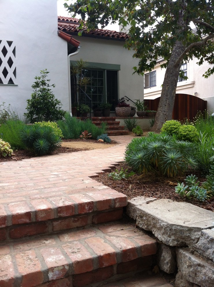 inviting brick steps - Mediterranean - Landscape - Los Angeles - by ...