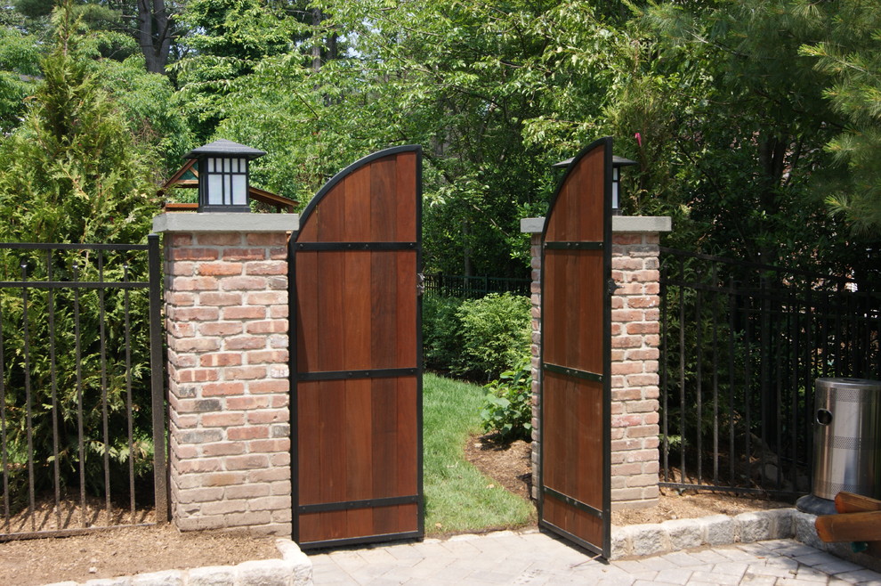 Ipe & Iron gate - Contemporary - Landscape - New York - by Deck ...