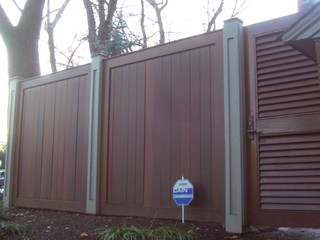 Ipe Fence and Gate - Contemporary - Landscape - Seattle - by Green ...