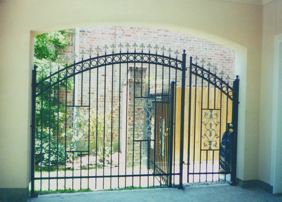 Iron Fences - Traditional - Landscape - Houston - by Custom Security ...