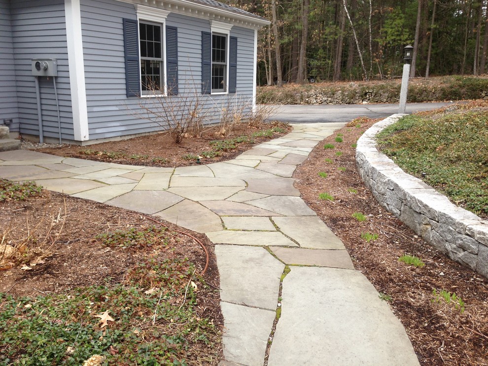 Irregular Bluestone Walkway - Landscape - Manchester - by Stone Blossom ...