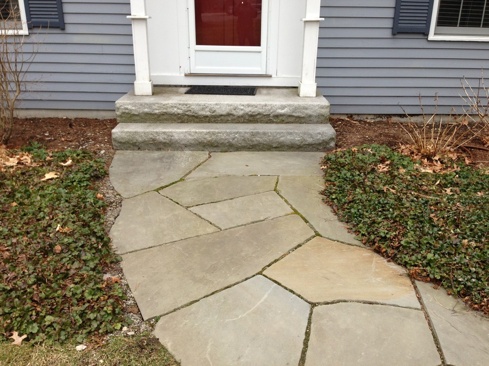 Irregular Bluestone Walkway - Landscape - Manchester - by Stone Blossom ...