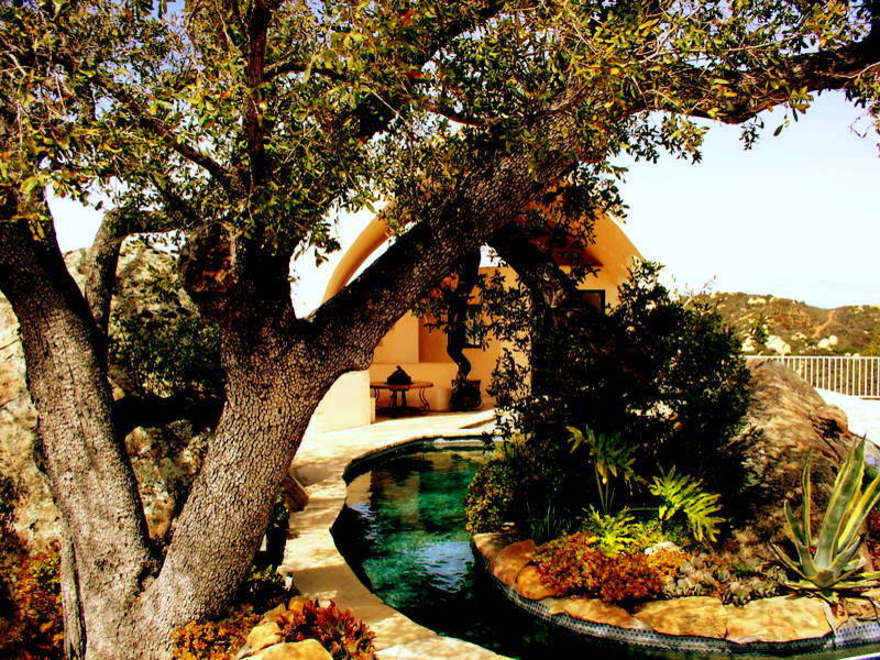 Jamul concrete house - Eclectic - Landscape - San Diego - by David ...