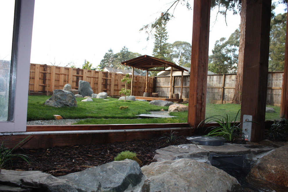 Japanese Garden, Spa, Natural Hot Tub - Asian - Landscape - San ...