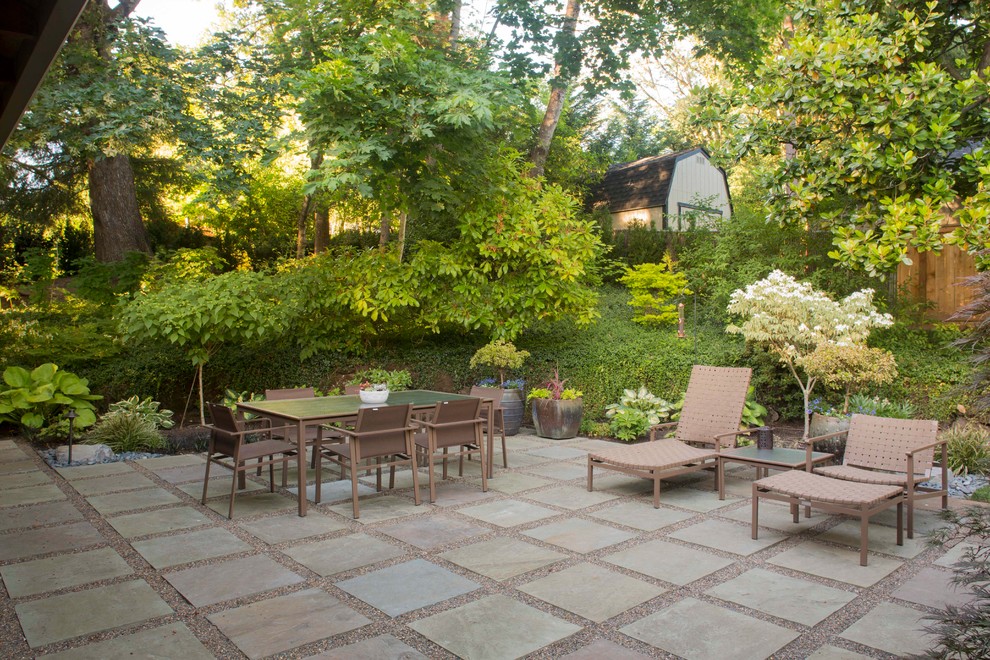 John and Sarah's backyard renovation - Contemporary - Patio - Portland ...