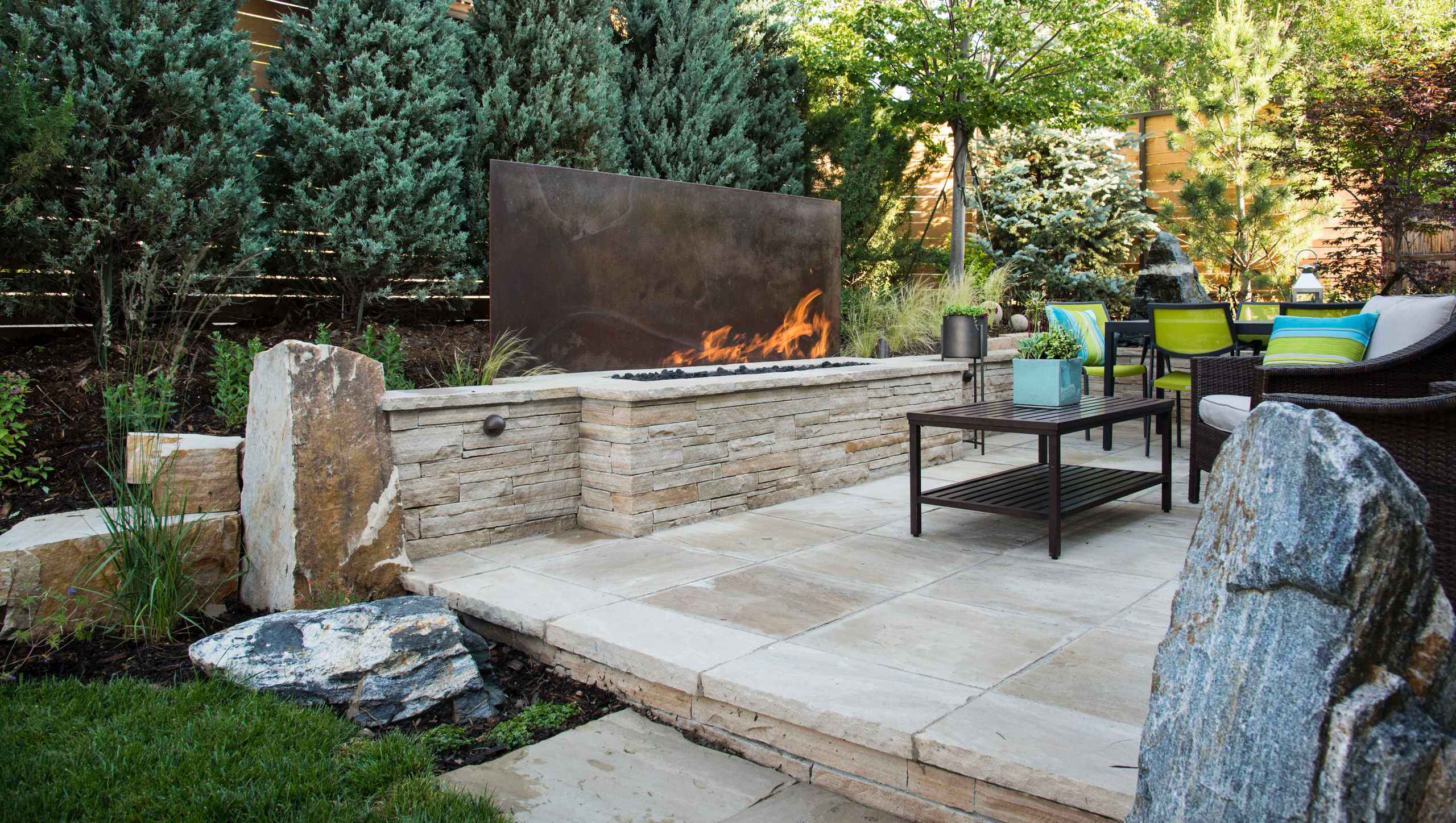 Rectangular Patio Design Ideas Small Outdoor Living Patio Design With