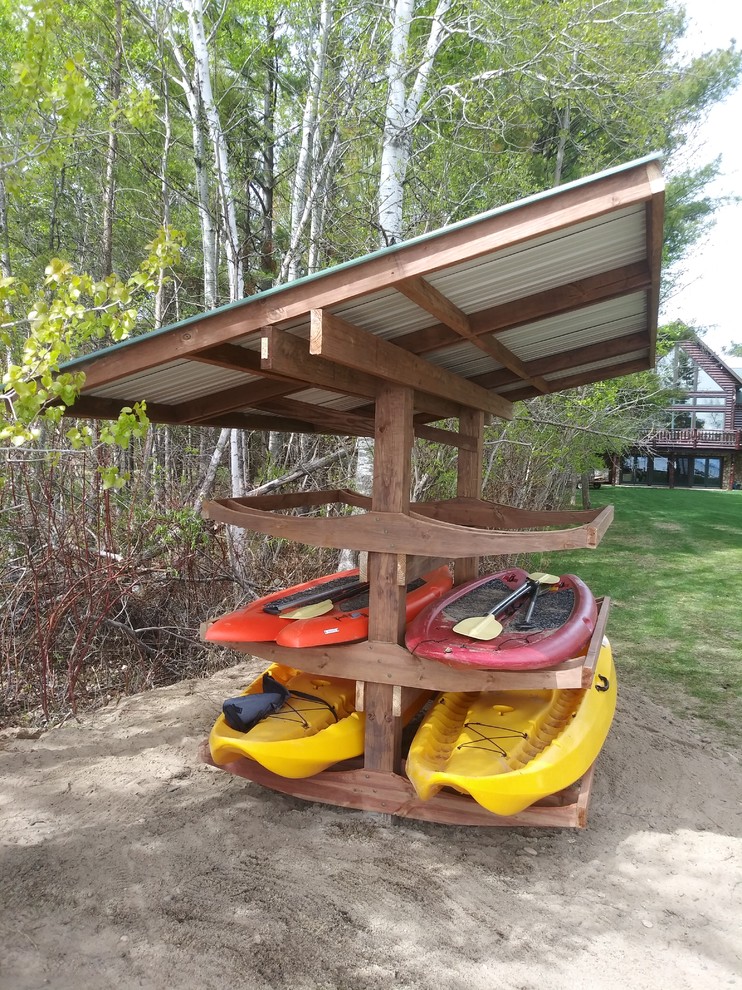 Kayak Rack - Beach Style - Landscape - Minneapolis - by Pete's Cabin ...