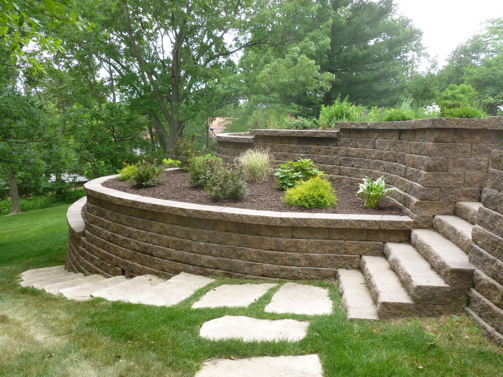Keystone Retaining Wall - Traditional - Landscape - Other - by ...