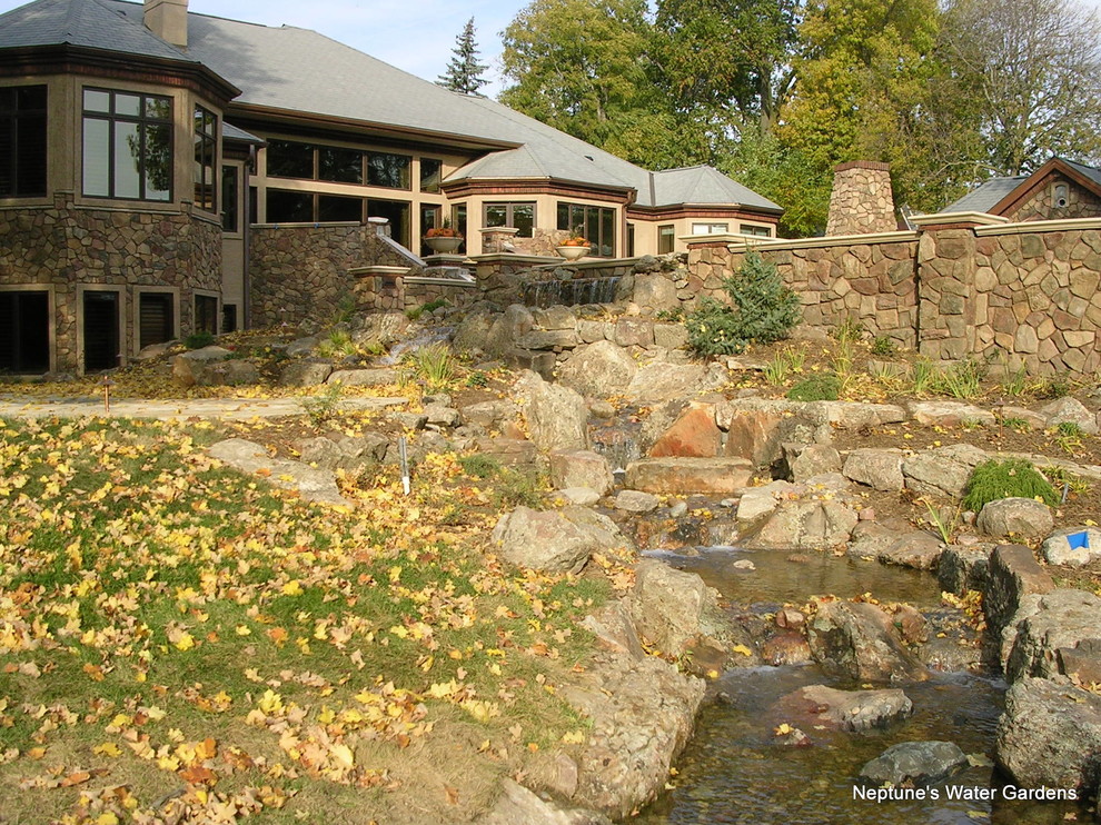Koi Ponds and Water Gardens - Rustic - Landscape - Omaha - by Neptune's ...